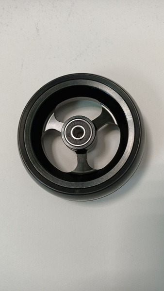 Переднее колесо для активной инвалидной коляски 10332 (4х1 1/4") черное ...