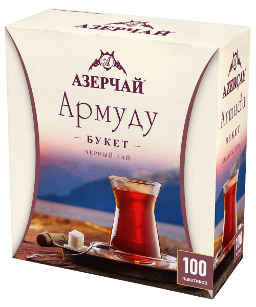 Azercay чай Армуду Черный букет 100 пак. х 1,6 гр/ - купить с доставкой ...