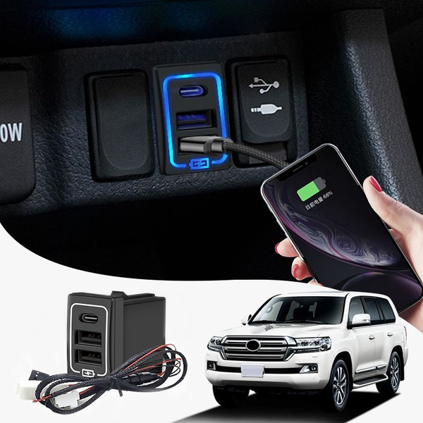 применять к тойота ленд крузер 200 2008-2021 автомобильный QC3.0 ...