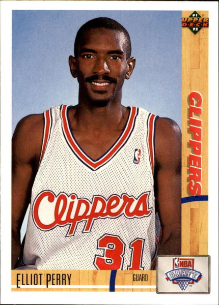 1992 Коллекционная баскетбольная карточка №18 Elliot Perry - купить с ...
