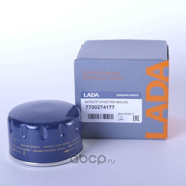 Фильтр масляный LADA 7700274177;7700274177 - купить по выгодным ценам в ...