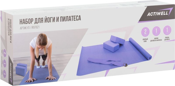 Набор для йоги и пилатеса ACTIWELL 4 предмета, Арт. IR97621 - купить с ...
