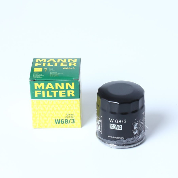 MANN FILTER Фильтр масляный арт. W68/3, 1 шт. купить на OZON по низкой цене (1067890108)