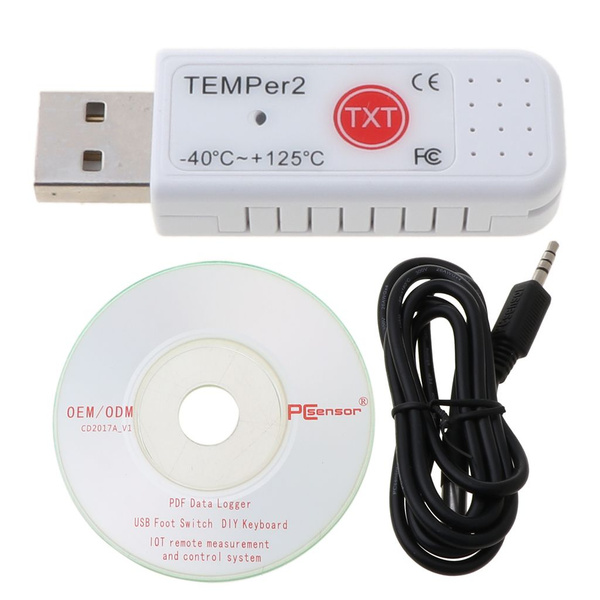 Датчик температуры ПК TEMPER2 USB Термометр Гигрометр Регистратор ...
