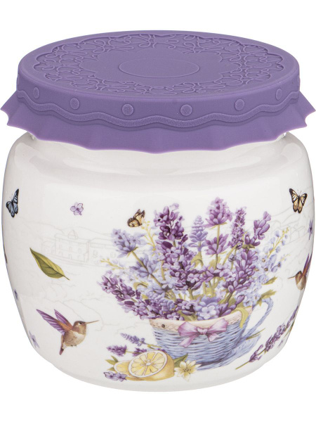 Банка для продуктов универсальная Lefard "Прованс Лаванда", 750 мл ...