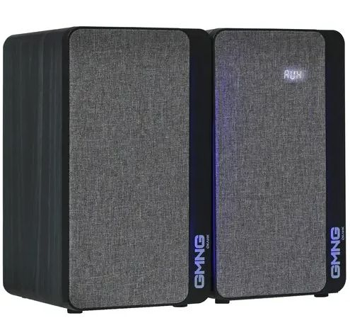 Колонки 2.0 Оклик GMNG (OK-603) черный 50 Вт, беспроводной ПДУ, Bluetooth, TF, питание - сеть ...