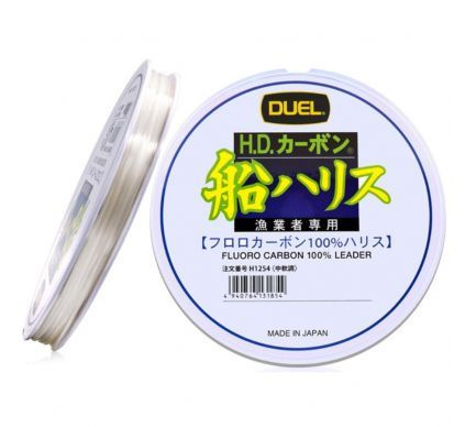 Флюорокарбоновая леска для рыбалки DUEL Флюорокарбон H.D,Carbon Fune Leader Fluorocarbon 100% ...