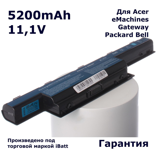 Аккумулятор iBatt 5200mAh, для AS10D31 AS10D51 AS10D81 AS10D75 AS10D61 ...
