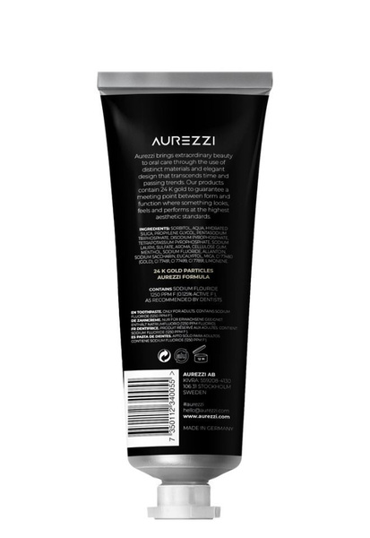 AUREZZI 24K Gold Black Toothpaste 75 ml - зубная паста - купить с ...