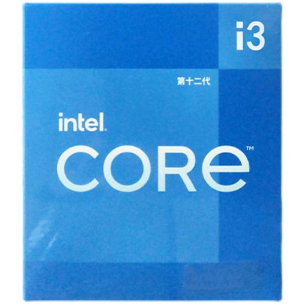 Процессор Intel 12100F Core i3 12-го поколения, BOX (с кулером), 4 яд ...