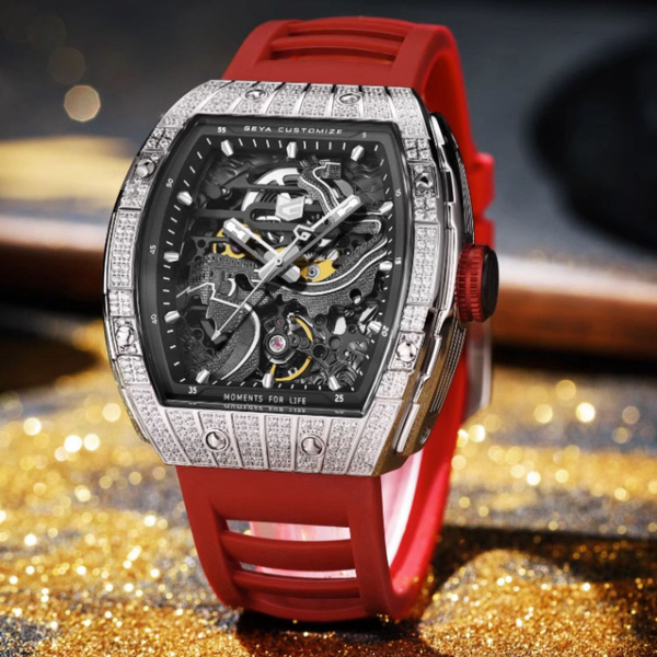 GEYA Часы наручные Механические GEYA Great Wall G78075GWKR,красный ...