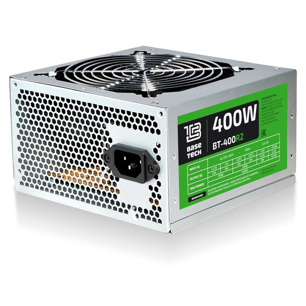 Блок питания 400Вт ATX BaseTech BT-400R2, 120 мм - купить с доставкой ...