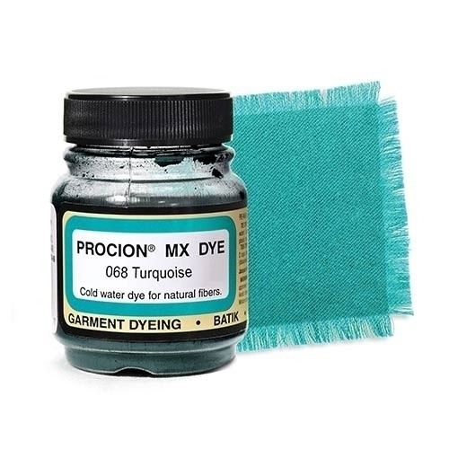 Краситель порошковый Jacquard "Procion MX Dye" 068 Turquoise (бирюзовый ...