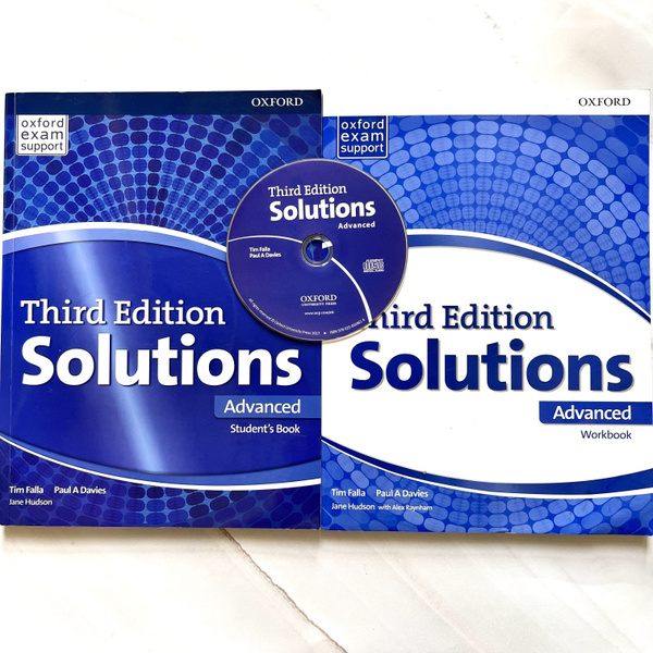 Solutions Advanced third edition (Учебник + Рабочая Тетрадь + CD/DVD ...