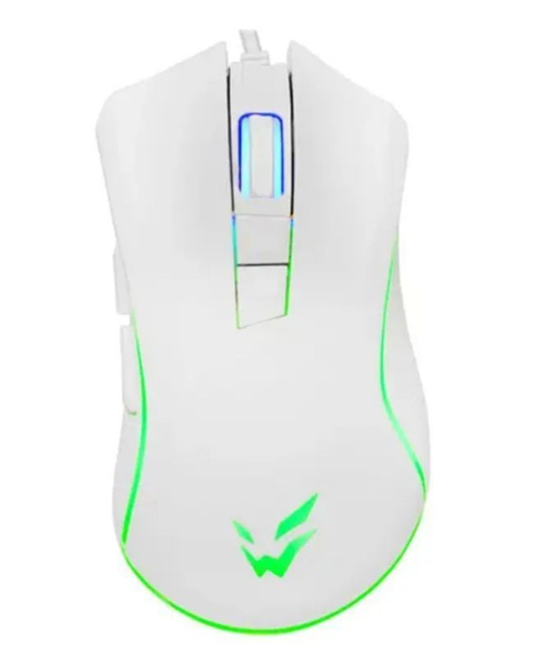 Игровая мышь проводная ARDOR Gaming GAMING Fury, белый, зеленый ...