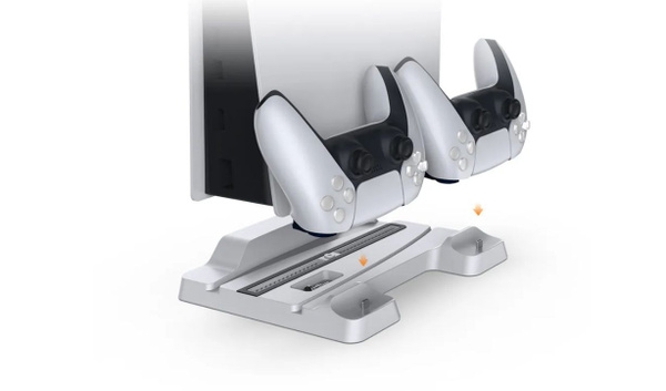 Охлаждающая Многофункциональная Подставка PS5 белая Док - Станция DOBE ...