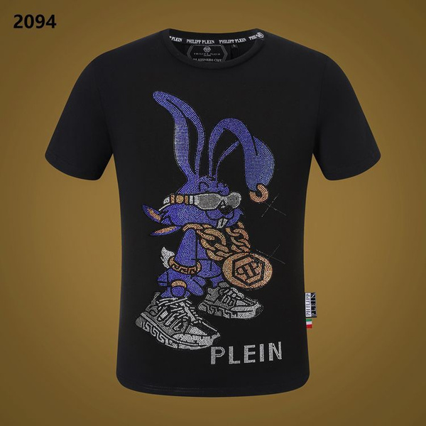 Футболка PHILIPP PLEIN, размер 48, цвет черный, хлопок - купить по ...