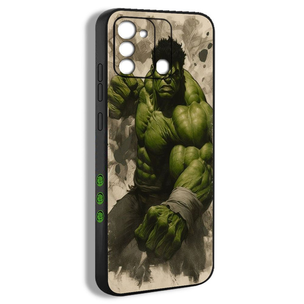 чехол для смартфона Подходит для Tecno Spark 8c Целеустремленный Халк Yly26 купить с доставкой
