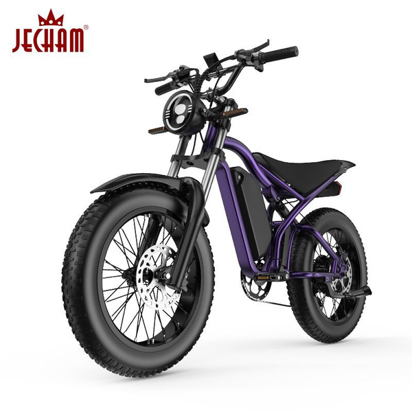 Электровелосипед JECHAM 蛟龙2-1紫色C4 2023, 1000 вт - купить с доставкой по ...