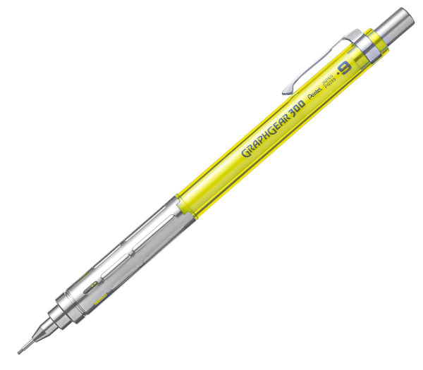 Механический карандаш PENTEL GRAPHGEAR 300 PG319-TGX 0.9 мм желтый ...