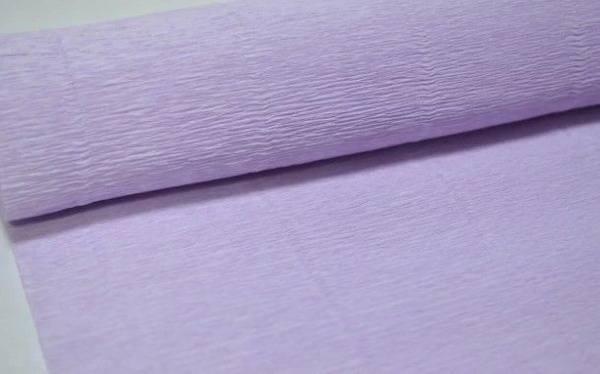 Бумага гофрированная простая, 180гр 592 светло-сиреневая Cartotecnica ...