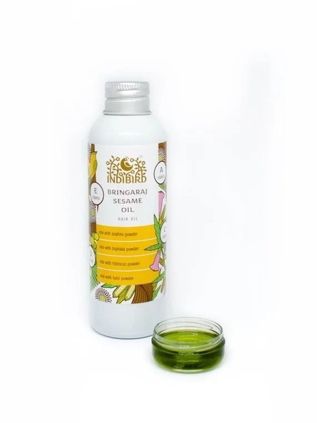 Масло для волос Брингарадж Кунжут (Bhringraj Sesame Hair Oil) 150 мл ...