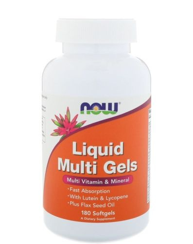 Спортивные витамины Liquid Multi Gels (Жидкие мультивитамины) 180 ...