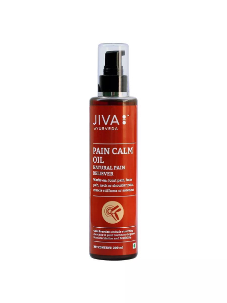 Jiva Ayurveda Пэйн Калм Масло (Pain Calm Oil), обезболивающее, 200 мл - купить с доставкой по ...