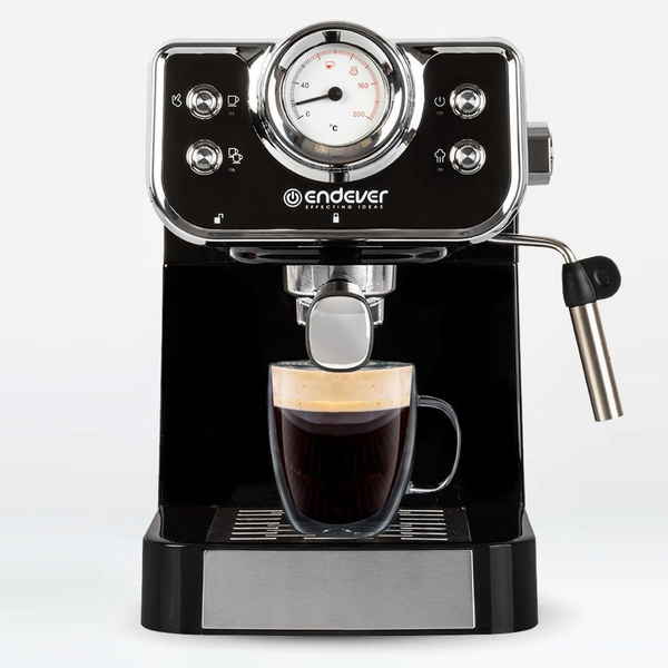 Кофеварка рожковая электрическая Endever Costa-1097 / 1000 Вт / 20 Бар ...