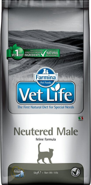 Сухой диетический корм для кастрированных котов Farmina Vet Life ...