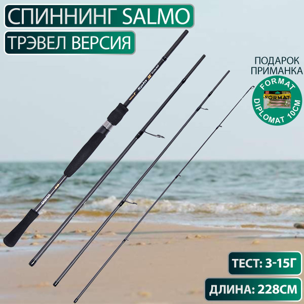 Спиннинг Salmo Sniper SPIN II TRAVEL 15 2.28, от 3 гр купить по ...