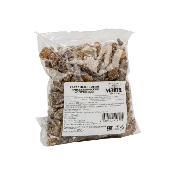 Maitre de Sucre Сахар Тростниковый Леденцовый 800г. 1шт. купить на OZON ...