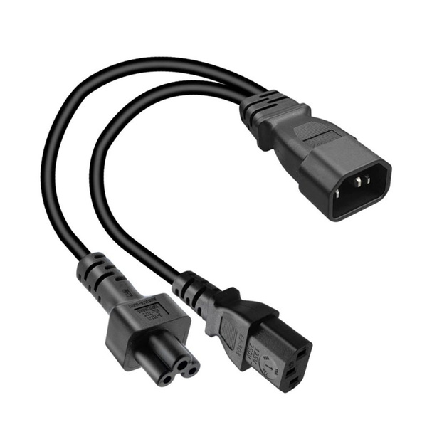 3 контактный штекер Iec320 C14 к Iec320 C13 C5 гнездовой адаптер Y образный разветвитель