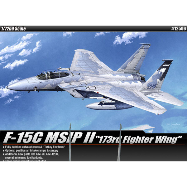 Academy сборная модель 12506 F-15C MSIP II "173rd Fighter Wing" 1:72 ...