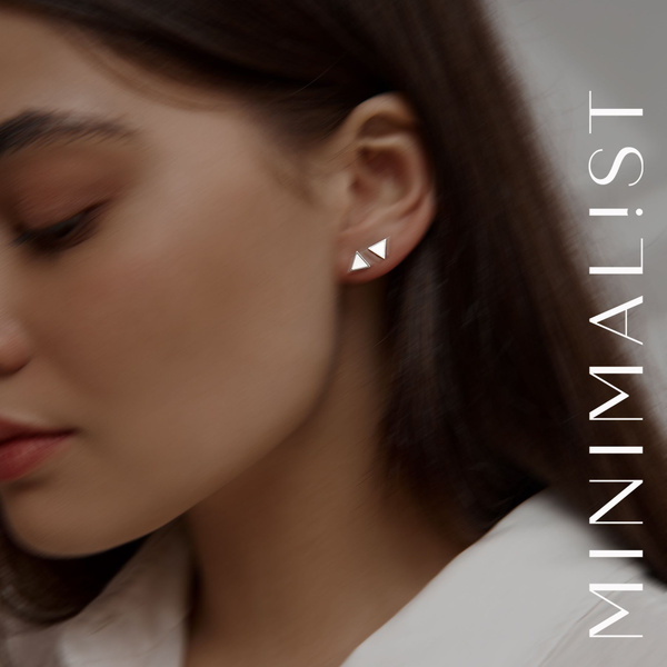 Minimal!st Серьги Pussa - купить с доставкой по выгодным ценам в интернет-магазине OZON (618548785)