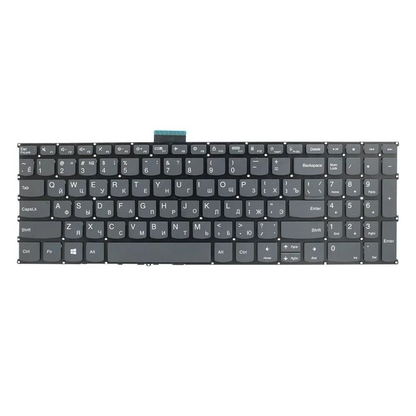 Клавиатура PR5S-RU для Lenovo IdeaPad 5 15ARE05, 15ALC05, 15ITL05 ...