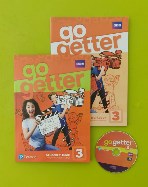 Комплект Go Getter 3: Students' Book + WorkBook (учебник и рабочая тетрадь, 2 книги) + CD-диск ...