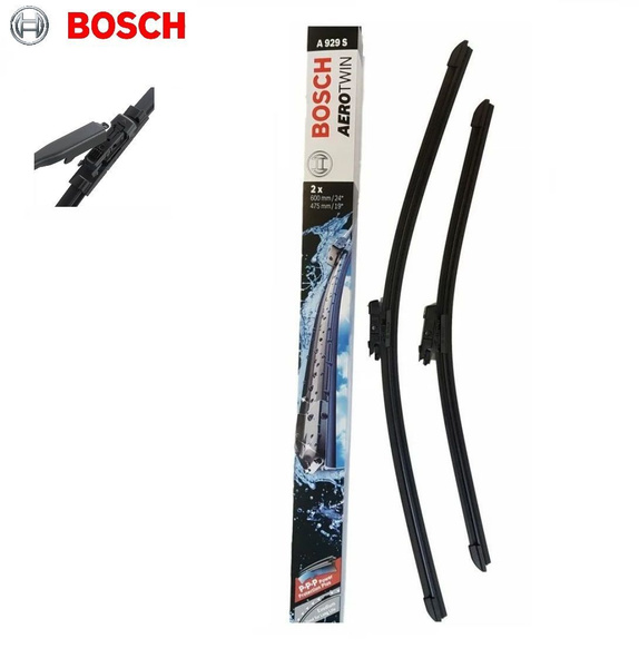Комплект бескаркасных щеток стеклоочистителя Bosch 3397118929 ...