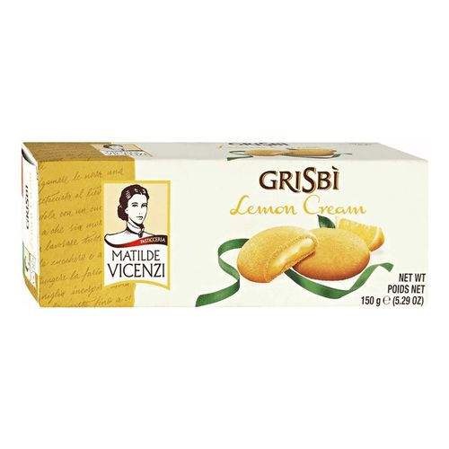 Печенье Grisbi с лимонным кремом, 150г - купить с доставкой по выгодным ...