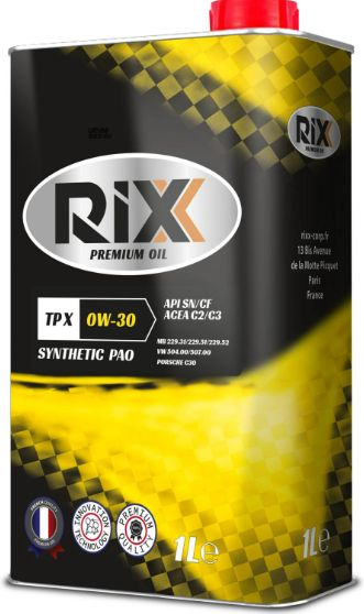 Масло моторное RIXX 0W-30 - купить в интернет-магазине OZON (1237140468)