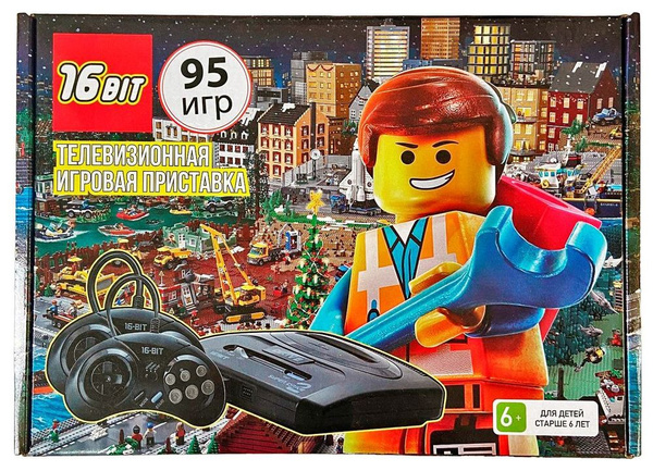 Игровая приставка Sega 16bit Classic Lego (95 встроенных игр) - купить ...