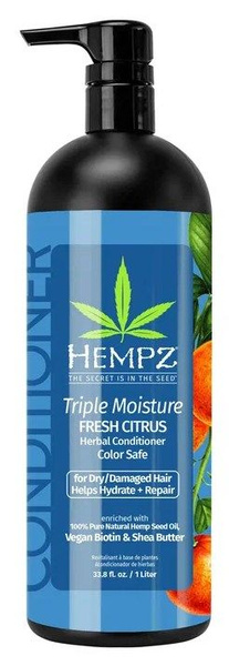 Hempz Кондиционер-маска растительный Тройное увлажнение Triple Moisture ...