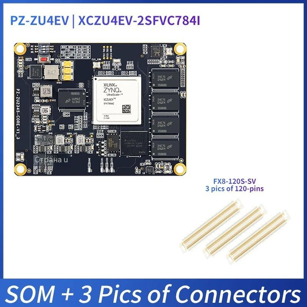 Puzhi PZ-ZU4EV-SOM Xilinx ZYNQ UltraScale XCZU4EV Основная плата FPGA ...