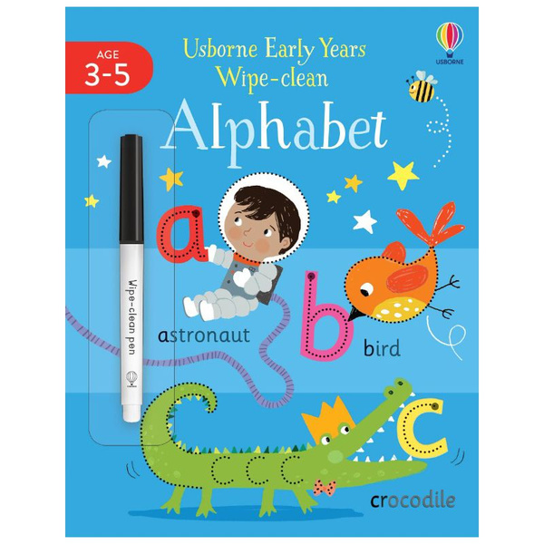 Usborne Wipe Clean Ready For Reading Phonics Colouring English Activity ...