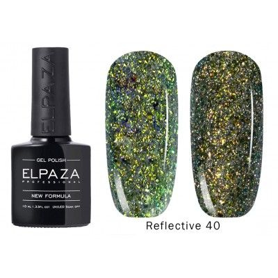 Гель-лак Elpaza (Эльпаза) светоотражающий Reflective 040, 10 мл ...