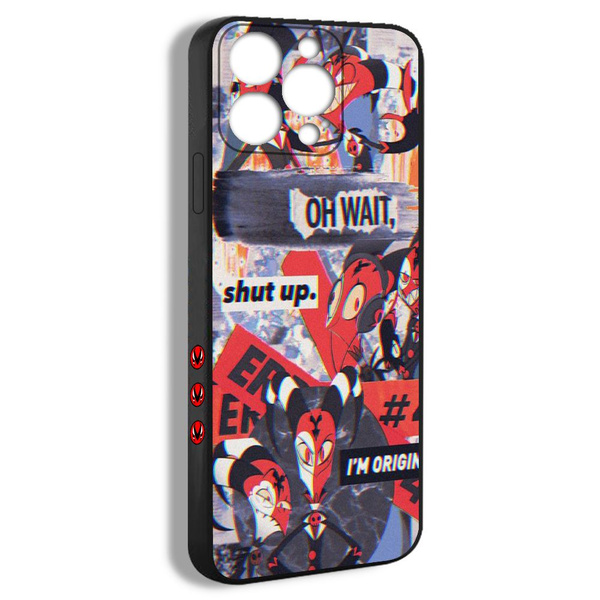 чехол Подходит для iPhone 15 Pro Helluva Boss Blitzo Адский босс ...