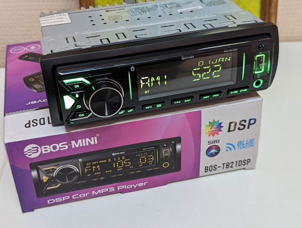 BOS-MINI Автомагнитола, 1 DIN, 0ГБ купить на OZON по низкой цене (1290389495)