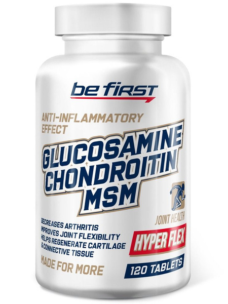 Глюкозамин хондроитин Be First Glucosamine Chondroitin MSM Hyper Flex ...