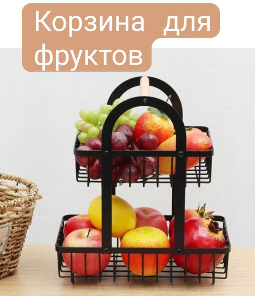Корзина для фруктов металлическая, корзина для хранения - купить с ...