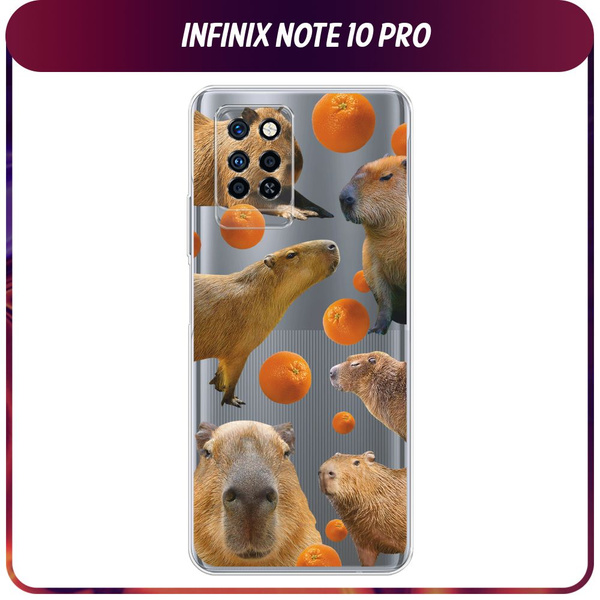 Силиконовый чехол на Infinix Note 10 Pro / Инфиникс Ноут 10 Про ...